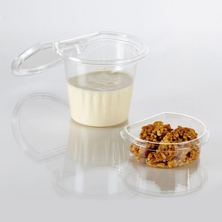 11 oz. Tamper Evident Flat Sided Parfait Cup - 240/case