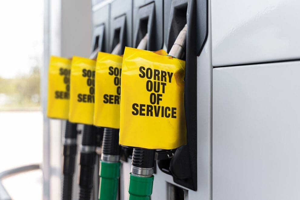 Sorry Out of Service Gas Nozzle Bags - 12 PACK