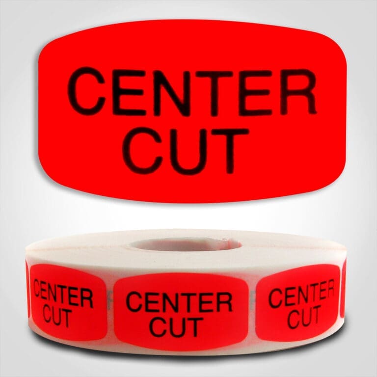 Center Cut Label - 1000 Stickers | Butcher Labels